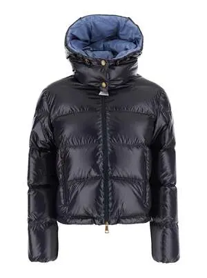 Moncler Niveole Down Jacket With Removable Hood - Multicolor