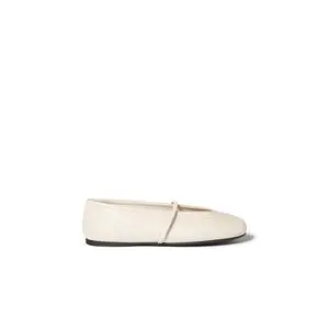 Miu Miu Nappa Leather Ballerinas - Ivory