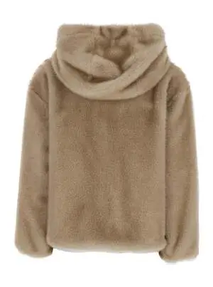 Herno Hooded Jacket With Drawstring In Eco-leather - Multicolor