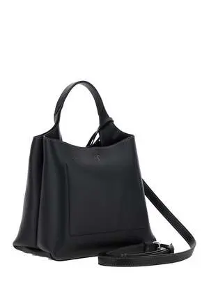 TOD'S Black Leather Mini Handbag - Multicolor
