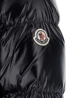 Moncler Niveole Down Jacket With Removable Hood - Black
