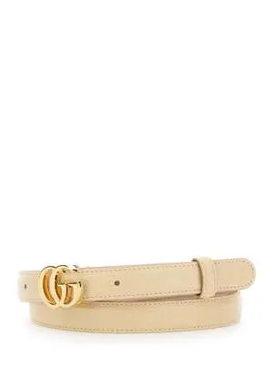 Gucci Flat Gg Marmont Belt