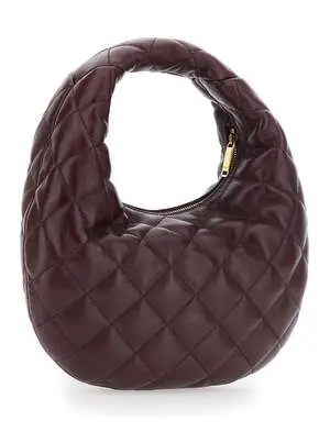 Saint Laurent Quilted Leather Handbag With Cassandre Plate - Multicolor