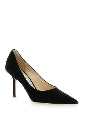 JIMMY CHOO Love' Suede Pumps With Stiletto Heel - Multicolor