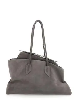 Attico La Passeggiata Suede Shoulder Bag - Multicolor