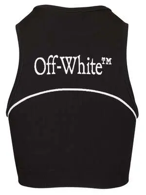 Off-White Off-stamp Sports Bra - Black