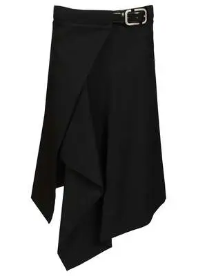 Attico Midi Skirt - Black