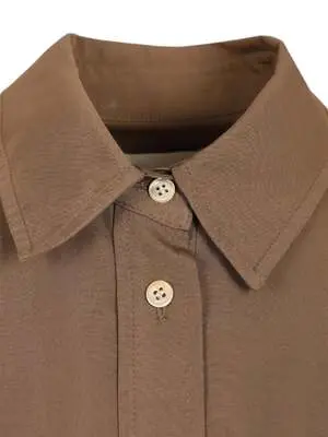 Isabel Marant Étoile Flowing Shirt With Mother-of-pearl Buttons And Embroidered Detail