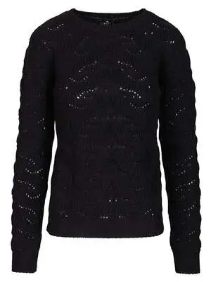 Etro Paisley Patterned Crew Neck Long Sleeve Sweater - Blue