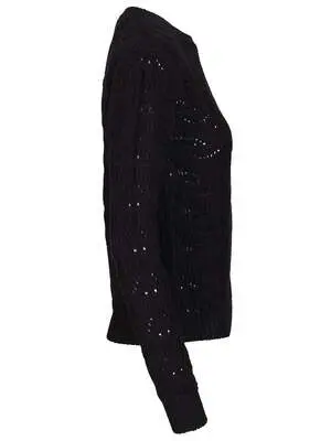 Etro Paisley Patterned Crew Neck Long Sleeve Sweater - Blue