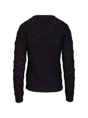 Etro Paisley Patterned Crew Neck Long Sleeve Sweater - Blue
