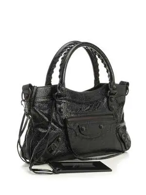 Balenciaga Le City First Leather Bag - Black