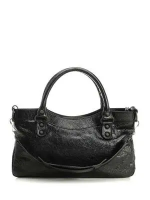 Balenciaga Le City First Leather Bag - Black