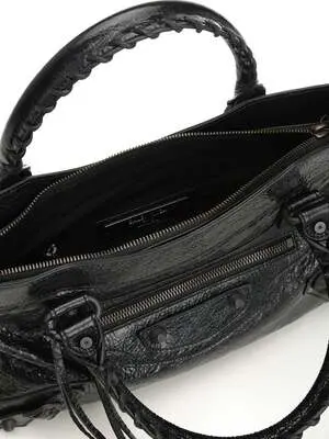 Balenciaga Le City First Leather Bag - Black