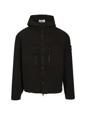 Stone Island Organic Cotton Ripstop Hooded Overshirt