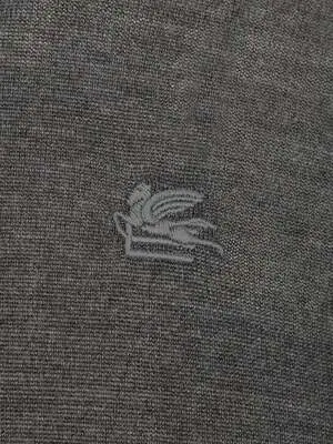 Etro Wool And Silk Polo Shirt