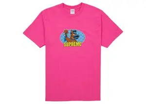 Supreme Leash Tee Shirt - Fuchsia
