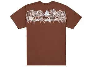 Supreme Supper Tee Shirt - Brown