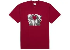 Supreme Skunk Tee Shirt - Cardinal