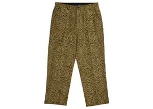 Supreme Leopard Wool Trousers