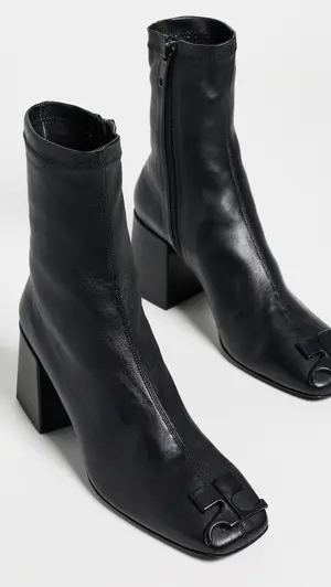 COURREGES Re-edition Ac Raised Ankle Boots - Black