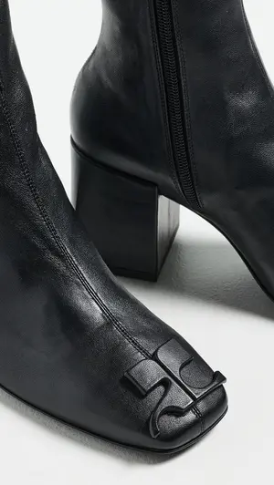 COURREGES Re-edition Ac Raised Ankle Boots - Black