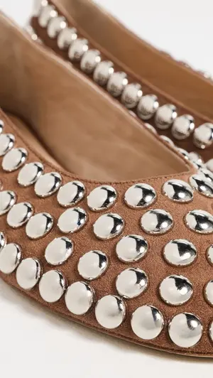 Rabanne Studded Ballerina Flats