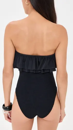 Hunza G Eloise Frill Piece Swimsuit
