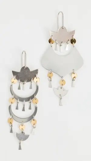 Isabel Marant Étoile Asymmetric Earrings