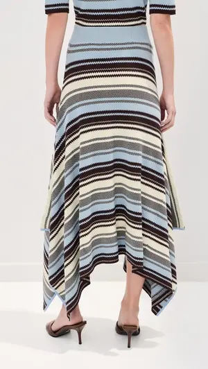 Monse Striped Jacquard Skirt