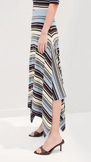 Monse Striped Jacquard Skirt