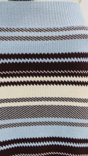 Monse Striped Jacquard Skirt