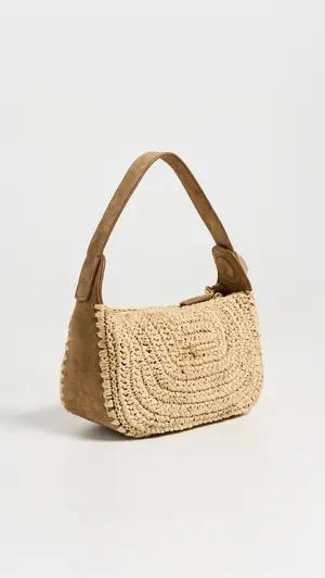 Madewell Raffia Drop Handheld Wristlet