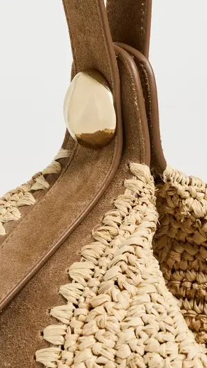 Madewell Raffia Drop Handheld Wristlet