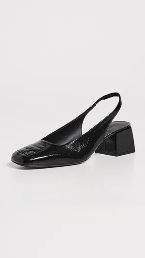 COURREGES Ac Shadow Slingback Heels