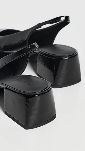 COURREGES Ac Shadow Slingback Heels