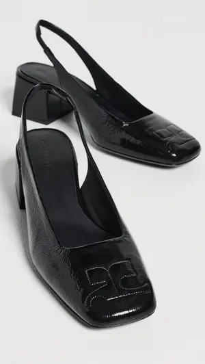 COURREGES Ac Shadow Slingback Heels