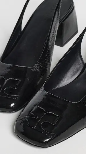 COURREGES Ac Shadow Slingback Heels