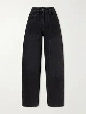 Co Paneled High-rise Wide-leg Balloon Jeans