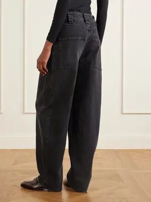 Co Paneled High-rise Wide-leg Balloon Jeans