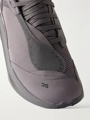 On Post Archive Faction X Cloudboom Next Shell And Mesh Sneakers - Gray
