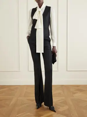 Saint Laurent Cashmere-twill Gilet