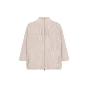 Herno Oversized Knitted Cardigan - Beige