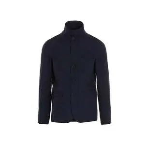 Herno High Neck Jacket - Blue