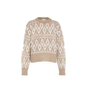 Brunello Cucinelli Jacquard C Mere Sweater