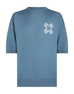 Amiri Sweater Slate Size Wool, Viscose - Blue