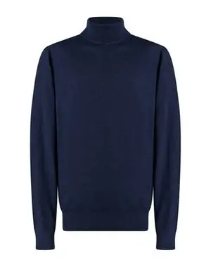 YES ZEE BY ESSENZA Turtleneck Size Polyester, Acrylic, Nylon, Wool - Navy
