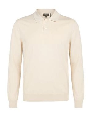 Theory Viscose Polyester Knit Sweater - Cream