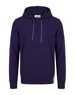 Alpha Studio Geelong Wool Hoodie - Navy