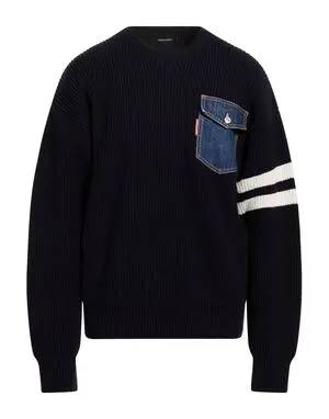Dsquared2 Sweater Midnight Size Wool, Cashmere